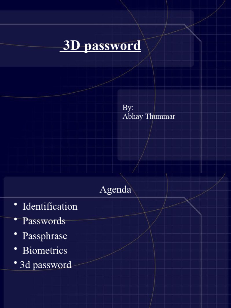 3d Password Download Free Pdf Password 3 D Computer Graphics