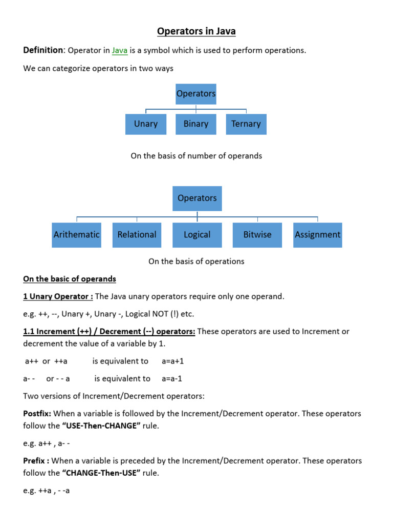 ClassXI OPERATORS&EXPRESSIONS(Ch06) | PDF | Computer Engineering ...