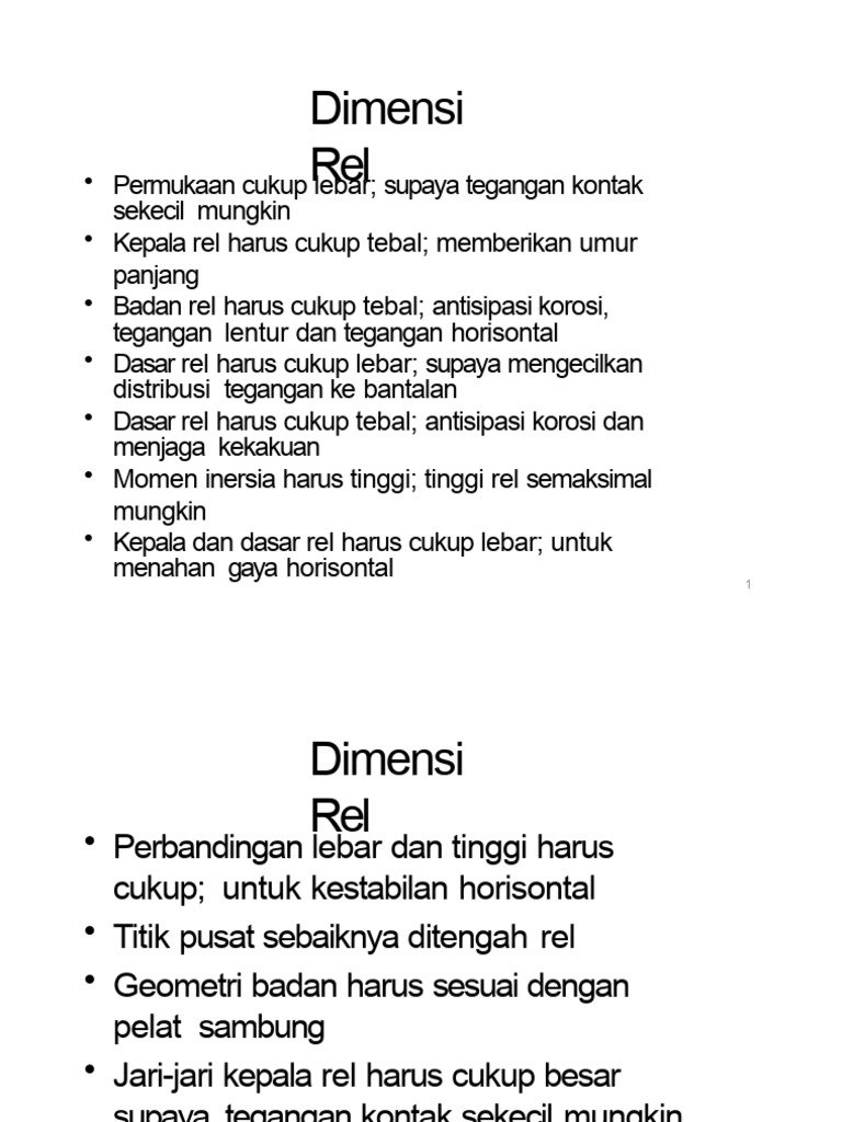 Desain dan Umur Rel Kereta Api | PDF | Teknologi & Rekayasa