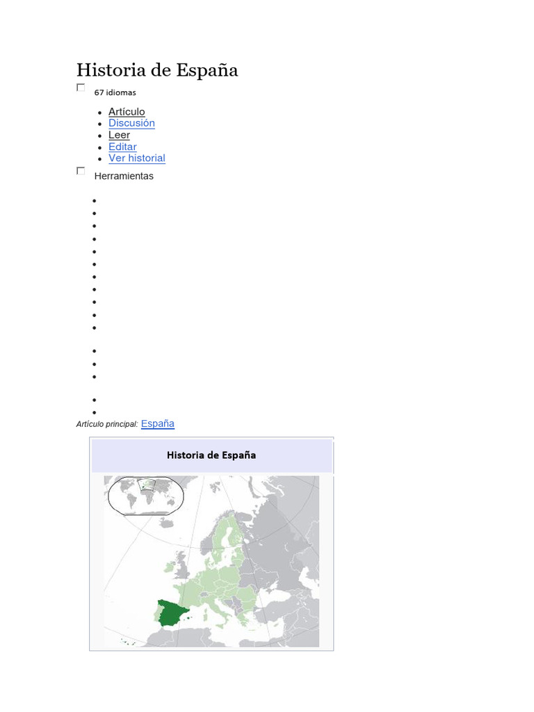Historia de España | PDF | España | Imperio español