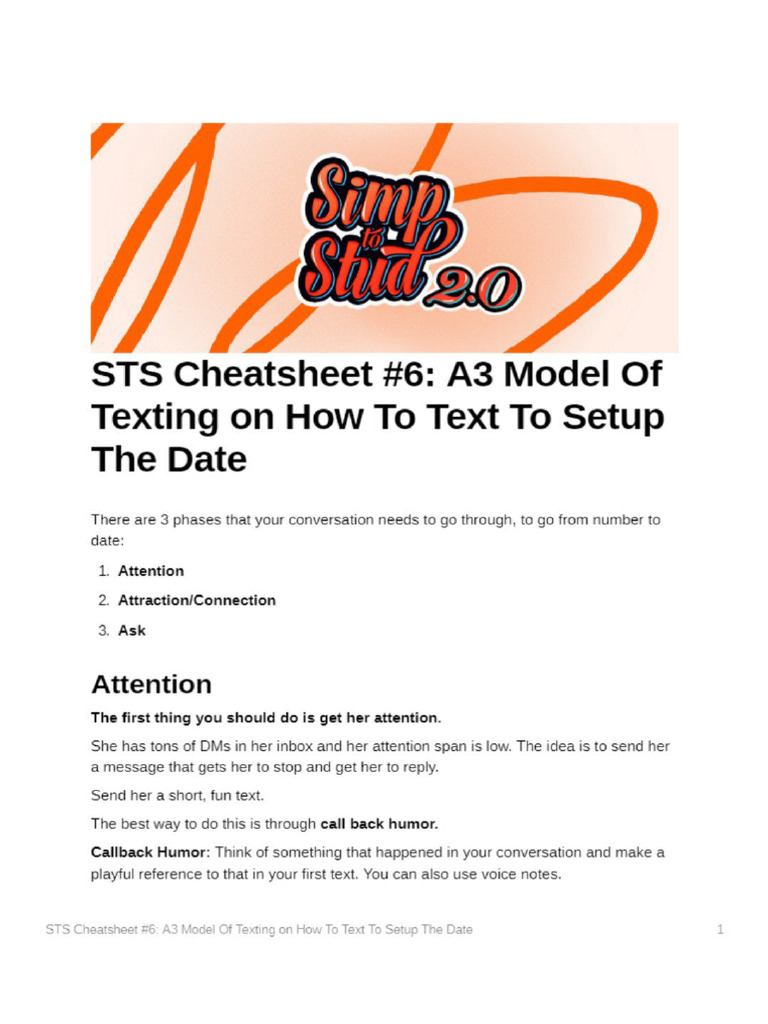 A-3 Model of Texting ? | PDF