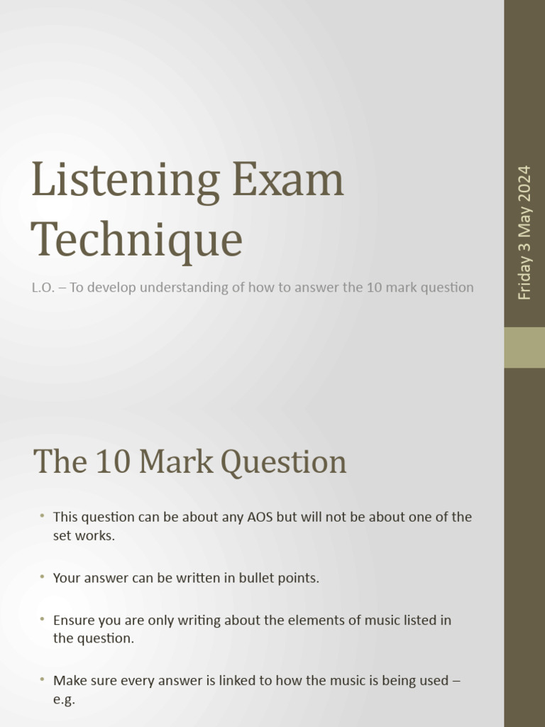 10 Mark Question Technique | PDF | Harmony | Musicology