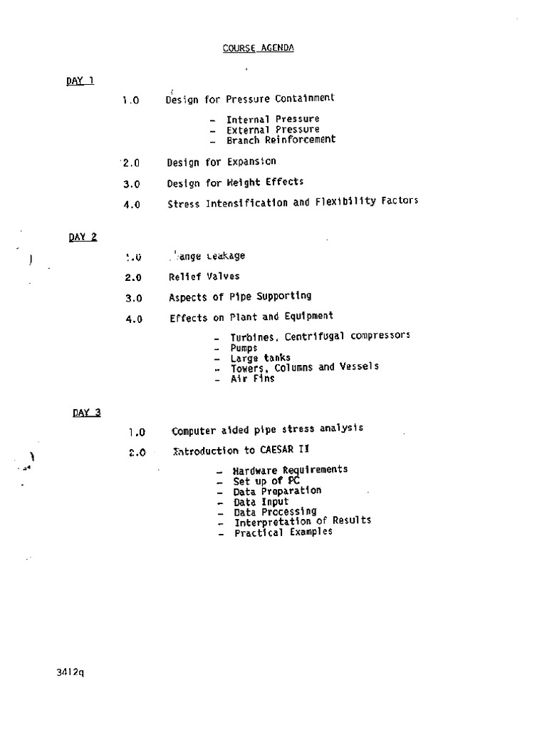 Foster Wheeler Pipe Stress Analysis Course 1977 | PDF Foster Wheeler Pipe Stress Analysis Course 1977 | PDF