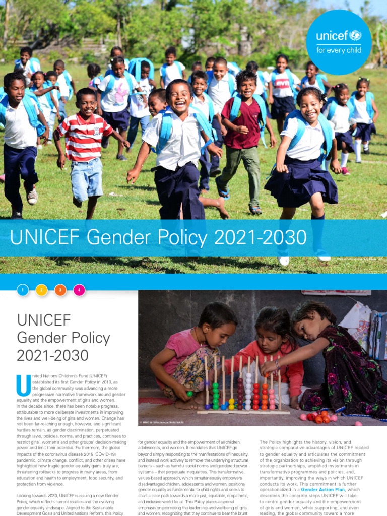 Gender Policy 2030 | PDF | Gender Studies | Gender Equality