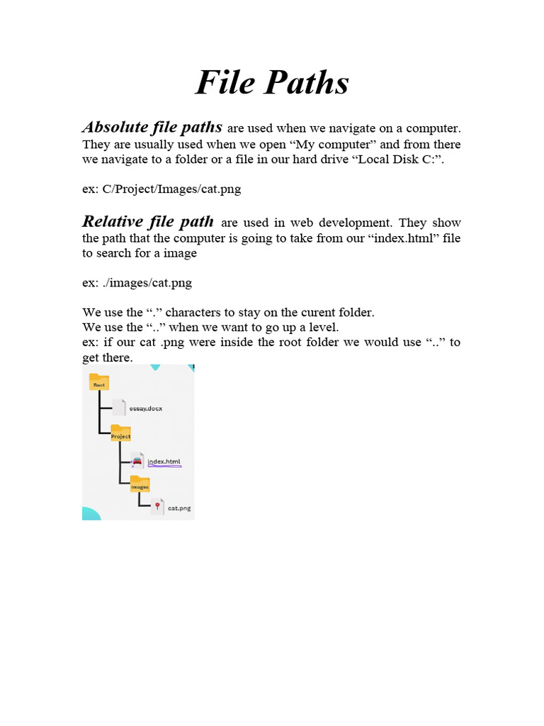 4.0 File Paths | PDF | Computers