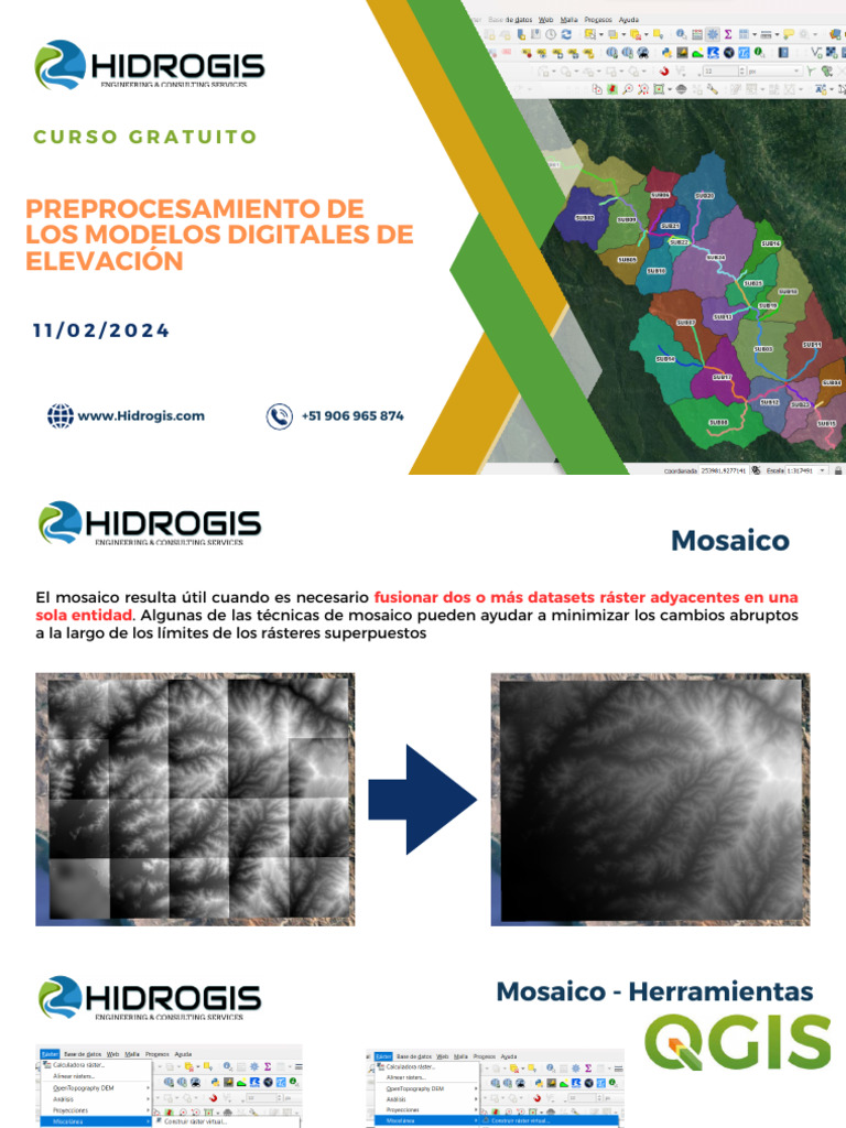 Preprocesamiento de Los Modelos Digitales de Elevacion | PDF | Métodos y materiales de enseñanza ...