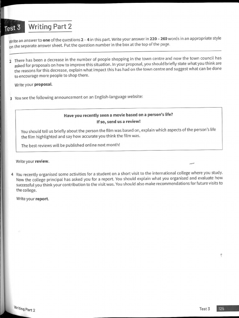 CAE - Writing 2.1 | PDF