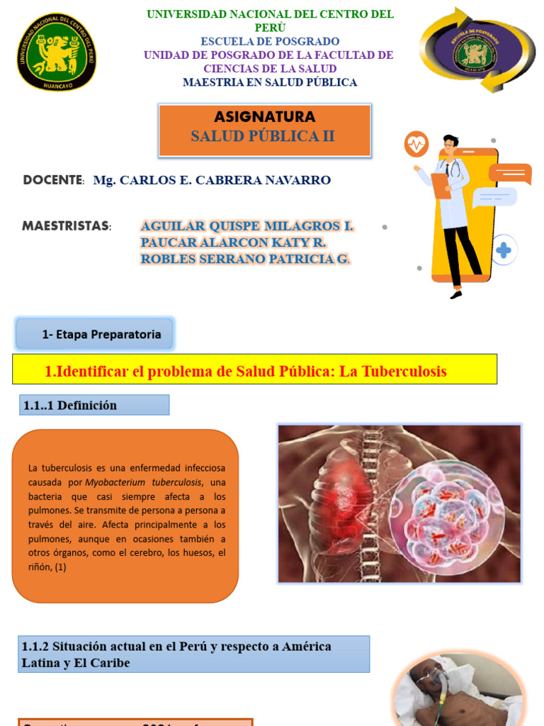Exposicion Grupal de TBC Ii | PDF | Tuberculosis | Medicina CLINICA