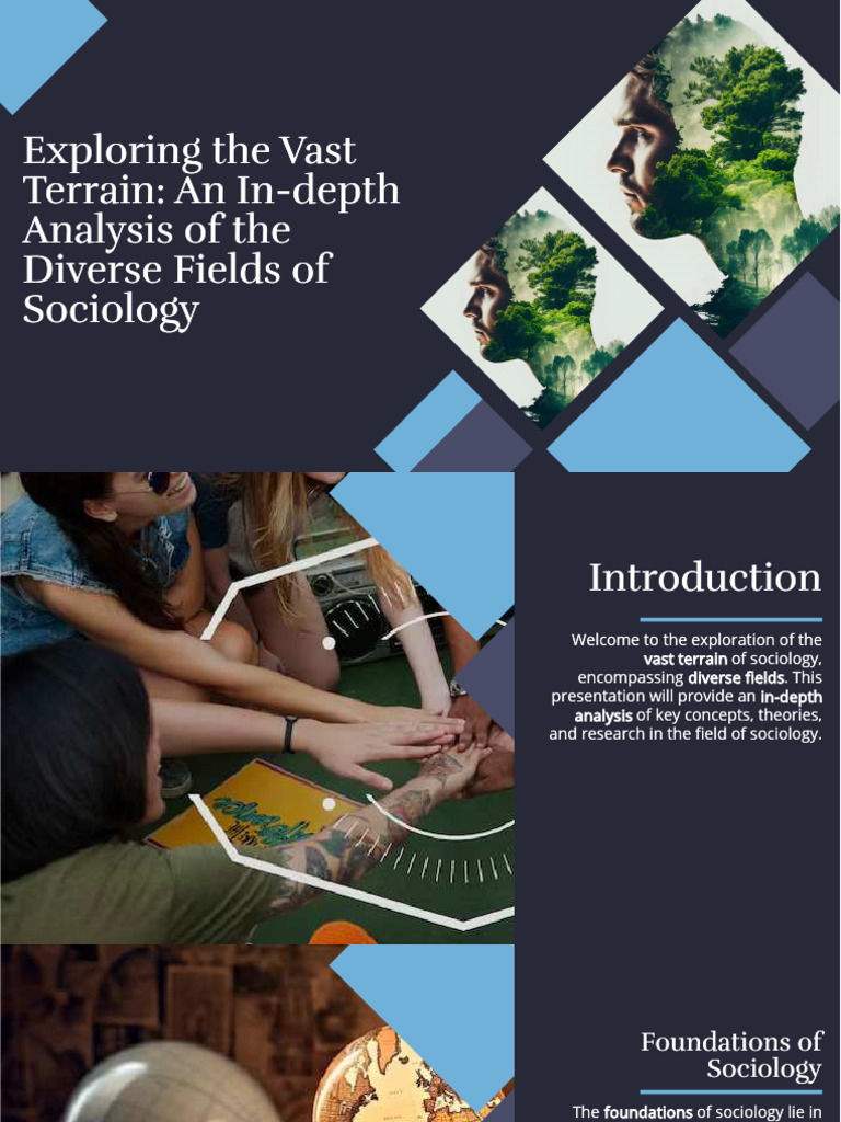 Wepik Exploring The Vast Terrain An in Depth Analysis of The Diverse Fields of Sociology ...