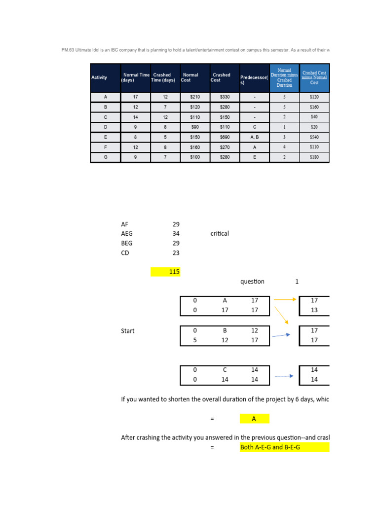 W03 Problem Exam - Project Management-EstherKisekka | PDF
