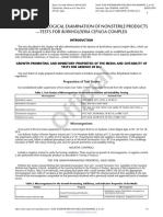 Growth Promotion Test: USP Guidelines | PDF