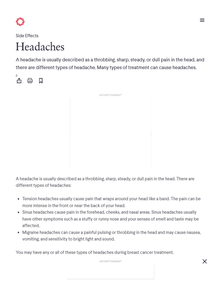 Headaches | PDF | Headache | Relaxation (Psychology)