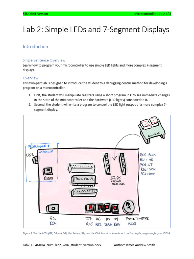 Lab2 GE4MIQ4 NumElec2 Ver6 Student Version | PDF | Computer Engineering | Computer Hardware