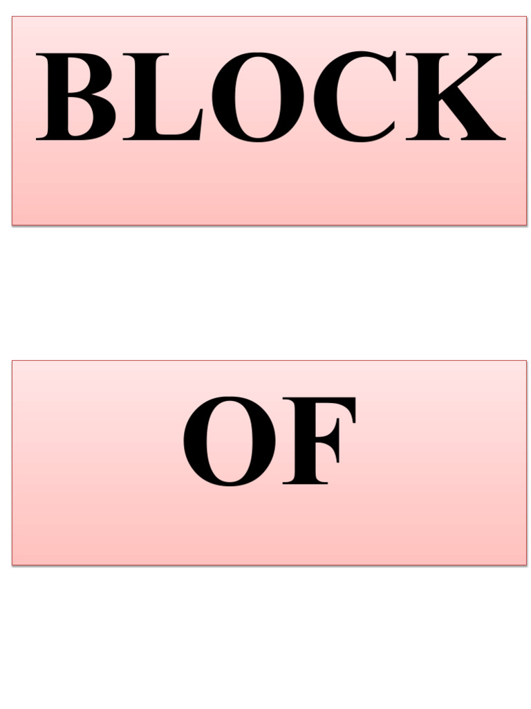 Blocks of Time Design | PDF