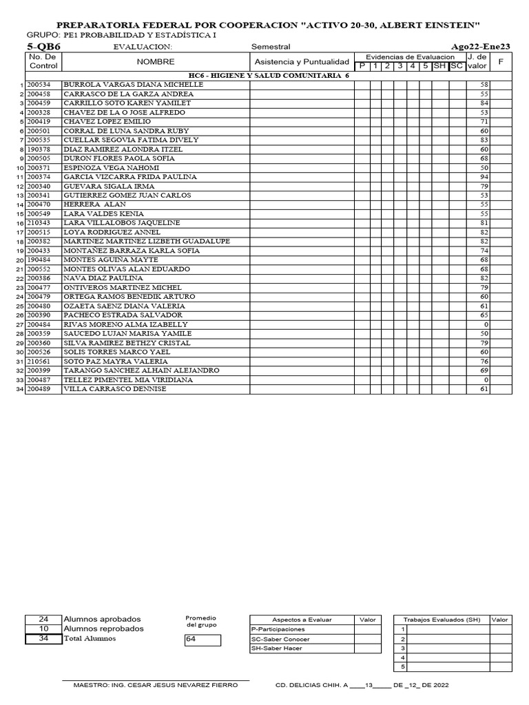 QB6 Prob.y Est. I | PDF