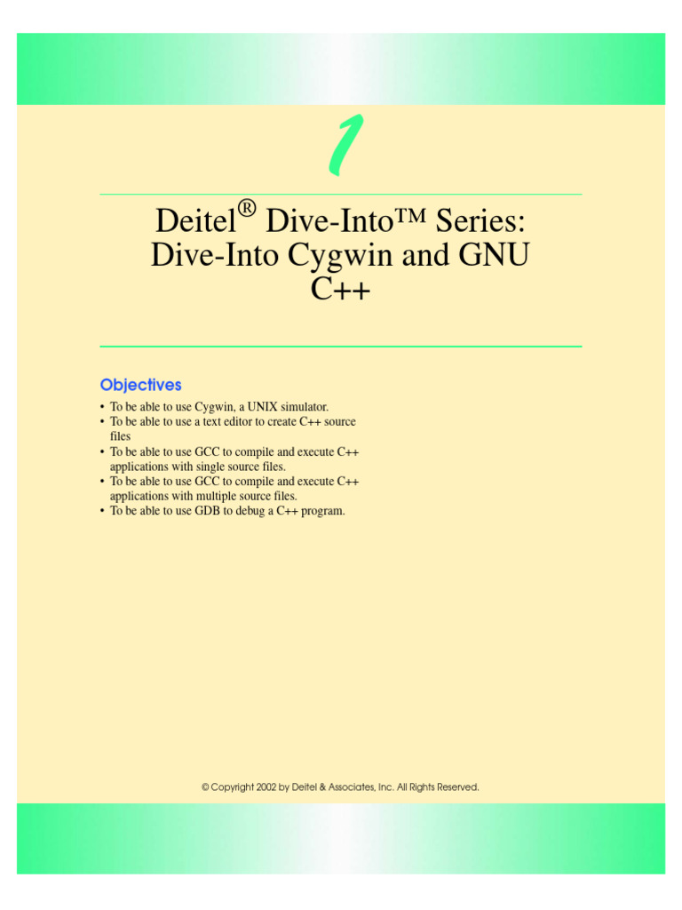Dive Into Cygwin GCC | Download Free PDF | Command Line Interface | Computer File