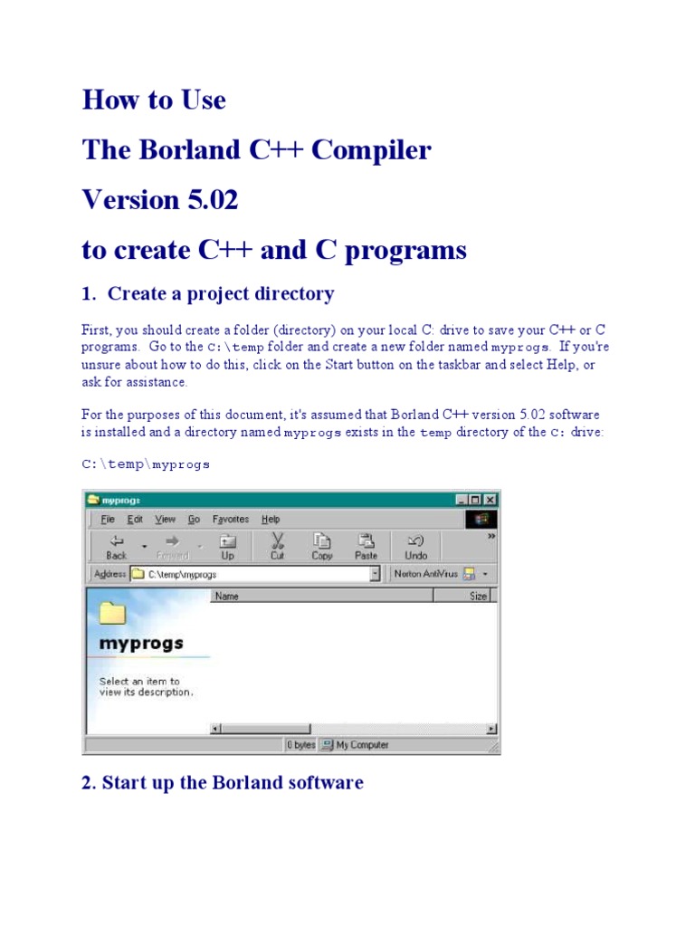 How To Use C++ Environment | PDF | Utility Software | Operating System ...