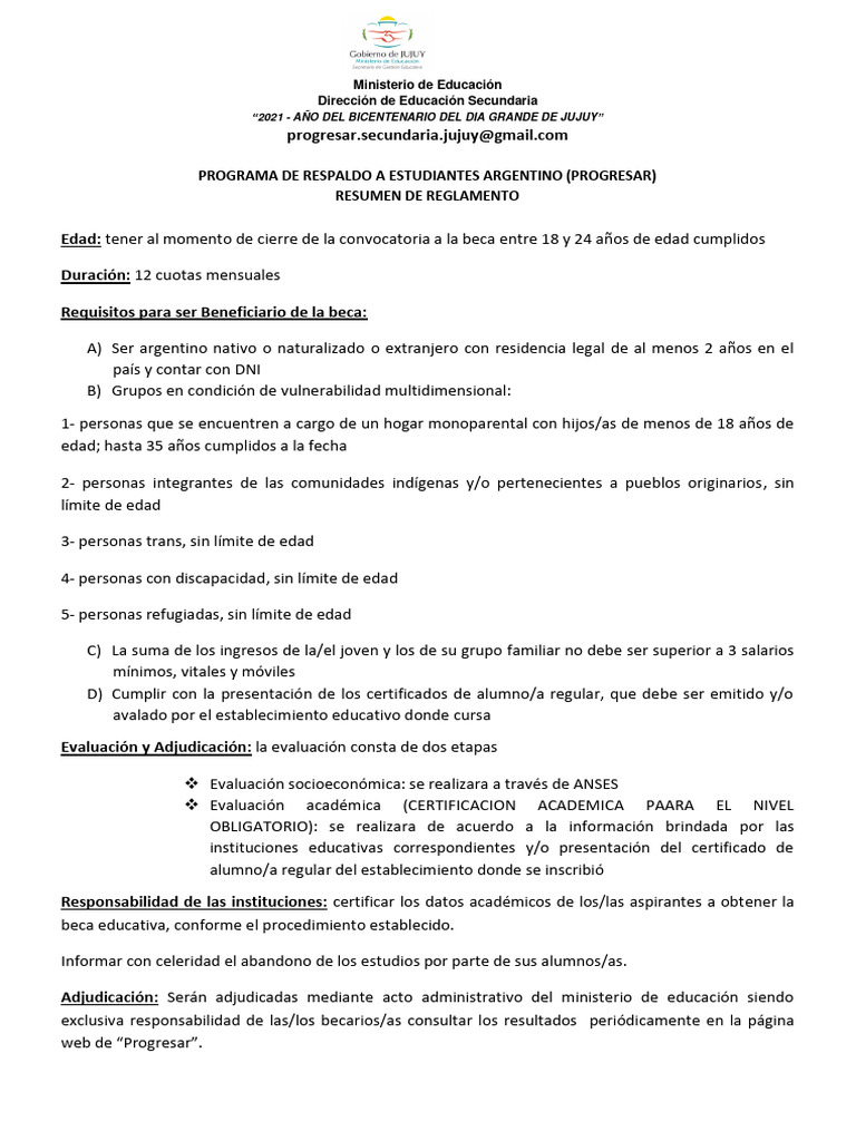 Resumen de Reglamento | PDF