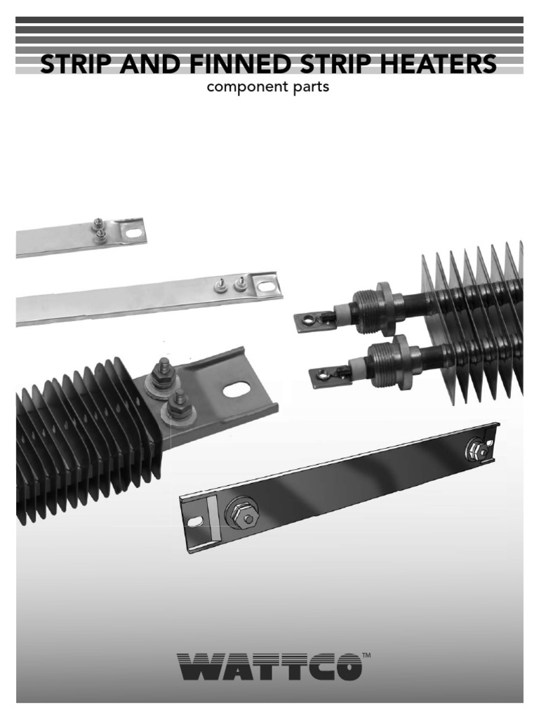 Finned Strip Heaters 1793763771 | PDF | Resistor | Materials