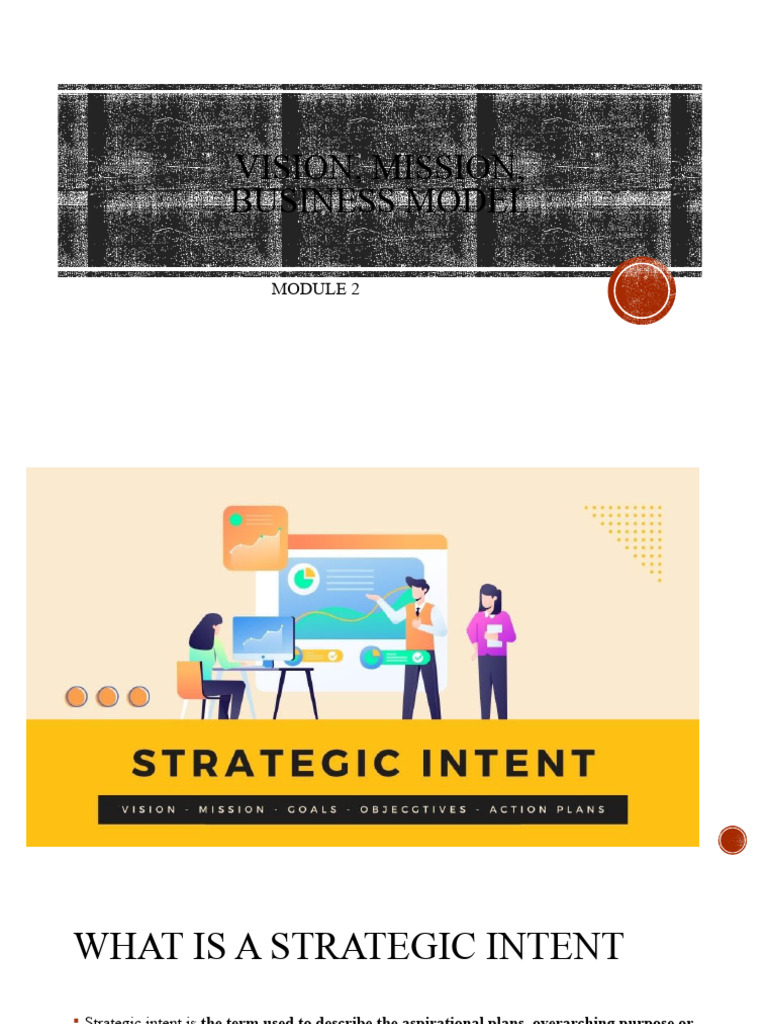 Module 2 - Strategic Intent | Download Free PDF | Business Model ...