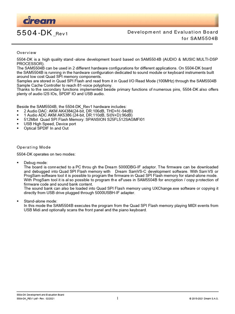 5504-DK Rev1 | PDF | Usb | Computer Hardware