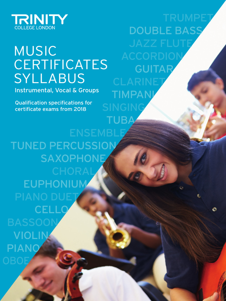 Trinity Music Certificates Syllabus | PDF | Musical Instruments ...