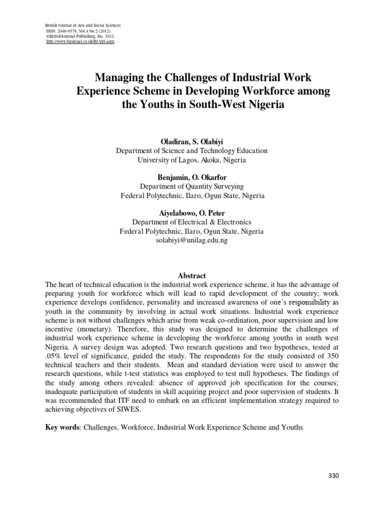 Managing_the_Challenges_of_Industrial_Wo | PDF | Workforce Development