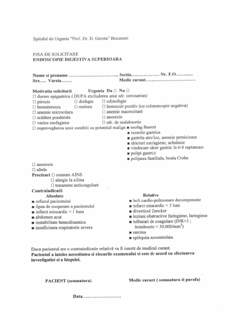 Fisa de Solicitare EDS | PDF