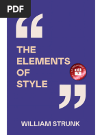 William Strunk JR., E.B. White The Elements of Style, Fourth Edition ...