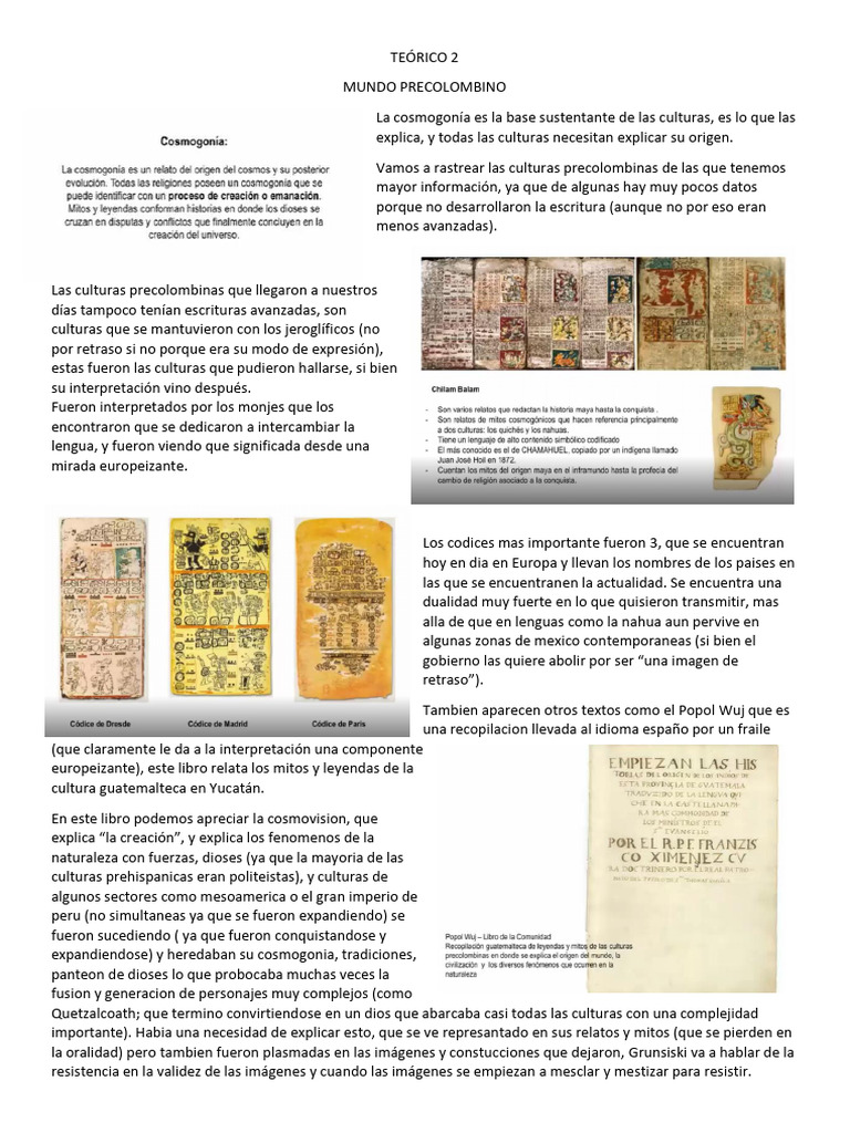 Teórico 2 - Mundo Precolombino | PDF | Imperio Inca | Machu Picchu