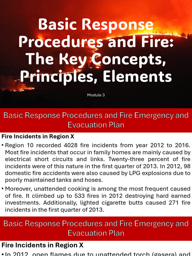 4.3 Basic Response Procedures and Fire | PDF | Disaster Risk Reduction ...