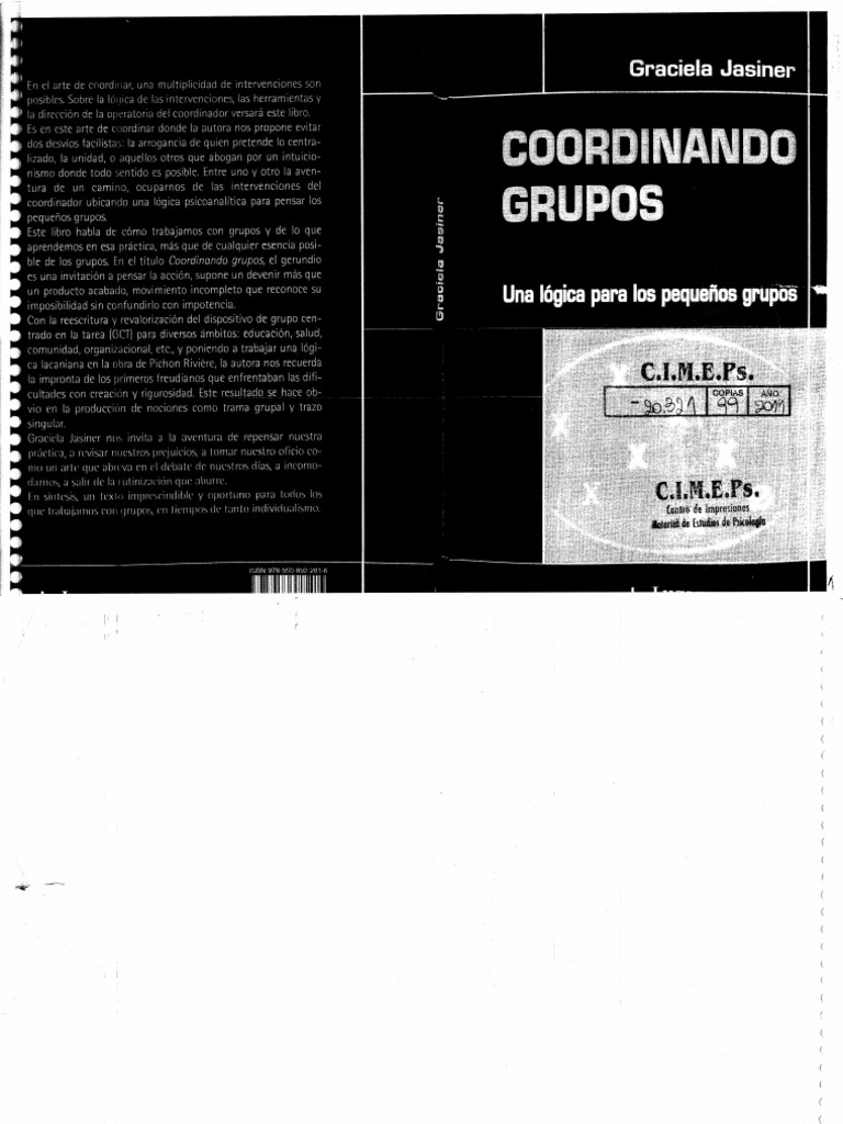 Jasiner Coordinando Grupos | PDF