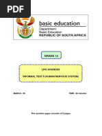 Life Sciences Grade 12 Study Notes p1 | PDF | Anatomy