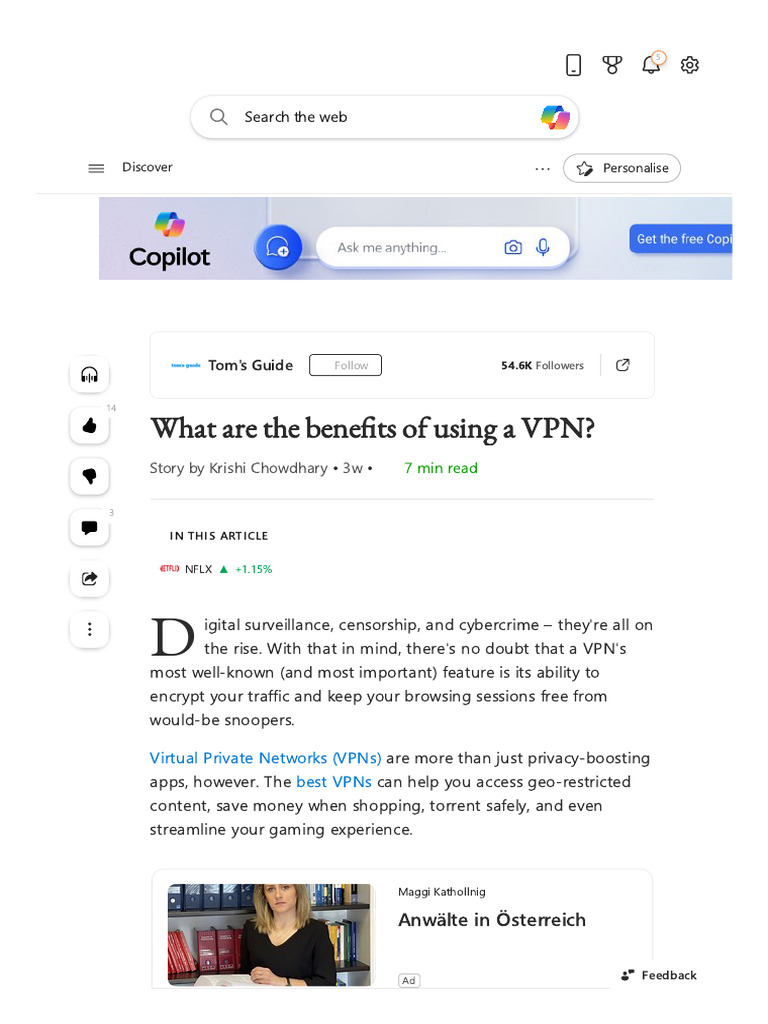 What Are The Benefits of Using A VPN | Download Free PDF | I Phone ...