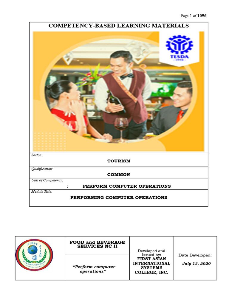 Common 3perform-Computer-Operations | PDF | Printer (Computing ...