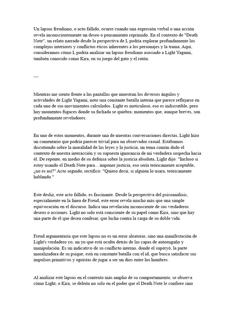 Lapsus 2 | PDF | Sicología