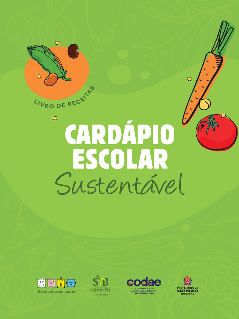 Livro_de_Receitas_Card_pio_Escolar_Sustent_vel_1697703968 | PDF | Pães | Agricultura