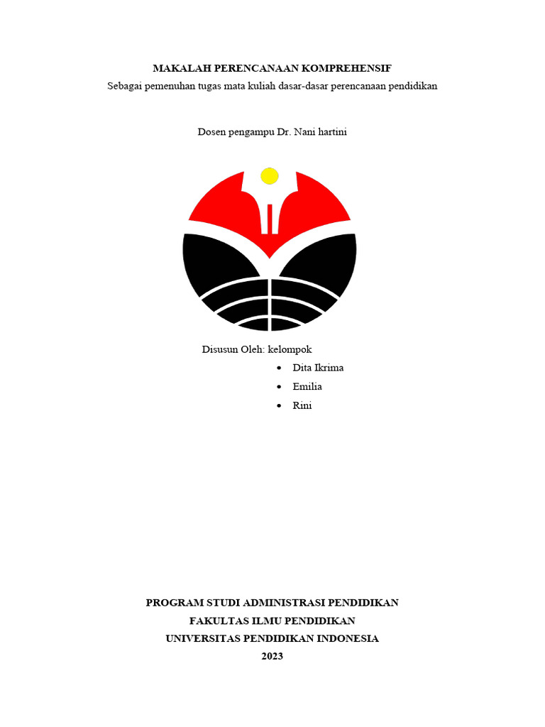 Perencanaan Komprehensif Pendidikan | PDF | Karier & Perkembangan | Seni