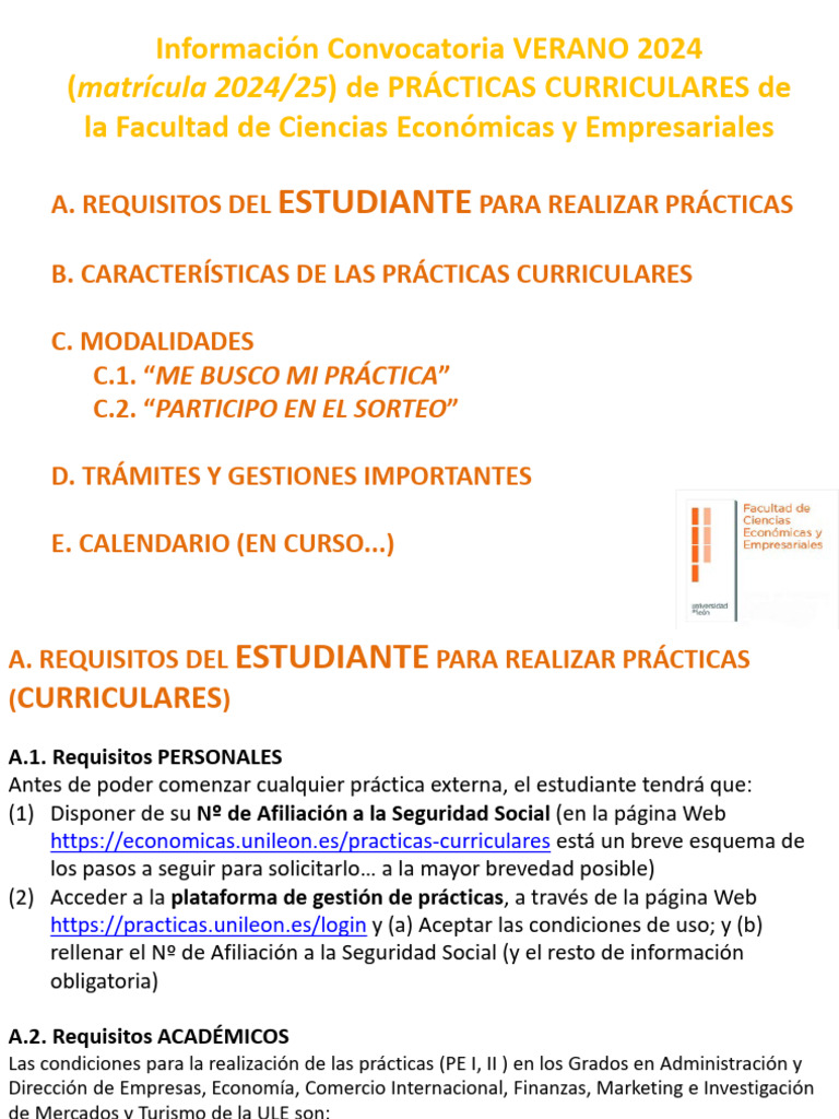 Practicas Curriculares Verano 2024 Pdf Economias