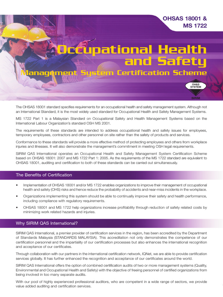 Brochure | Download Free PDF | Occupational Safety And Health | Safety