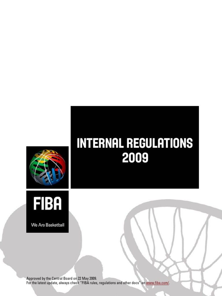 Internal Regulations 2009 | PDF
