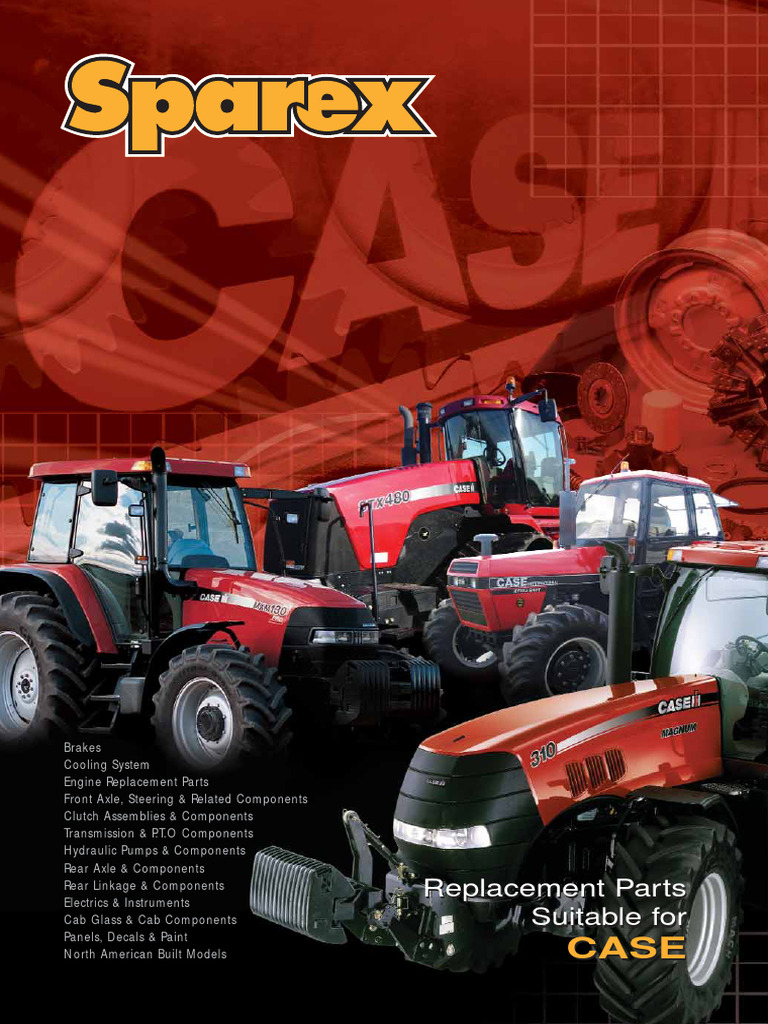 Case IH Replacement Parts Catalogue | PDF | Tractor | Truck