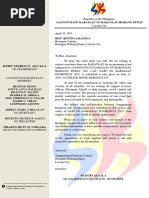 Request Letter For Seedlings | PDF