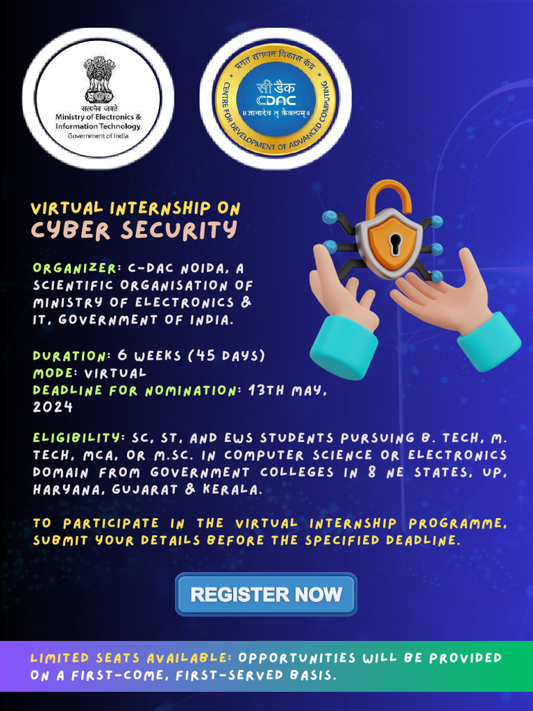 C-DAC Noida Cyber Security Internship | PDF