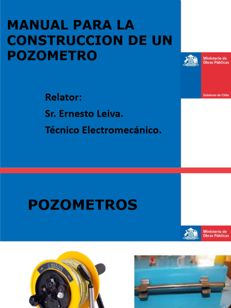 Manual para La Construccion de Un Pozometro | PDF