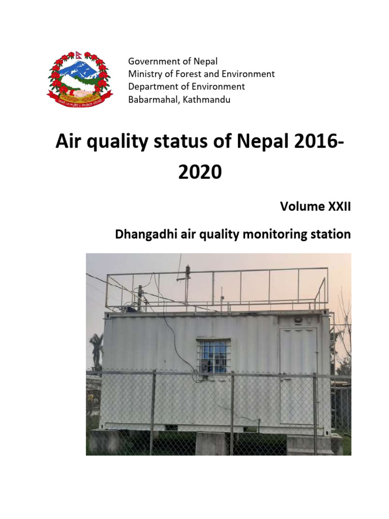 Air Quality Status of Nepal 2016-2020 - Dhangadhi Air Quality ...