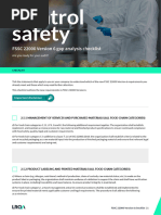 FSSC V.6 Internal Audit Checklist | PDF | Food Safety | Safety