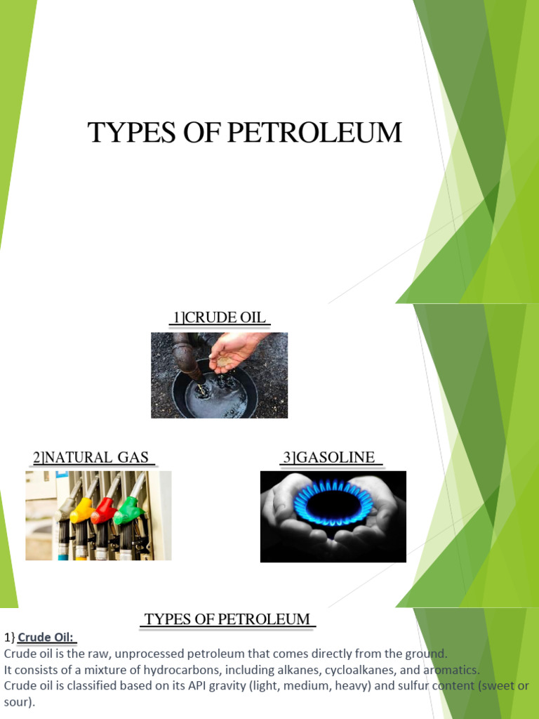 Types of Petroleum k013 | PDF