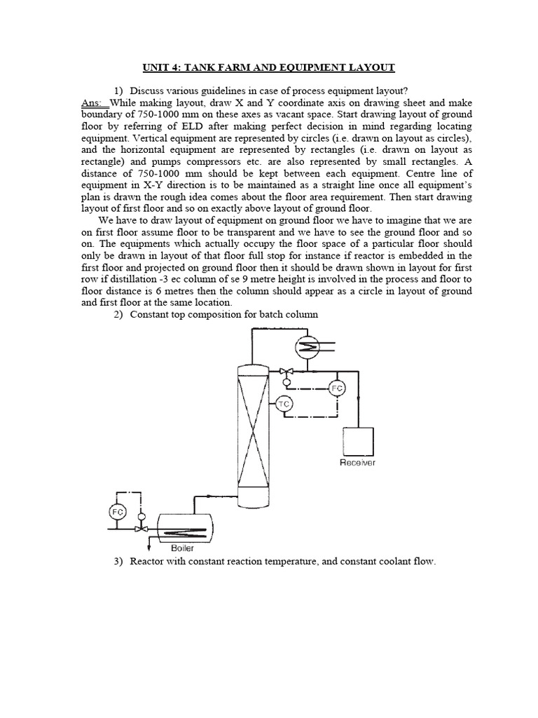 Tank Farm and Equipment Layout Guide | PDF | Pump | Instrumentation