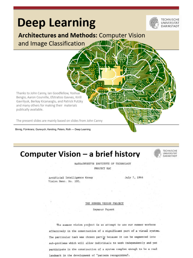 Deep Learning in Computer Vision | PDF | Statistical Classification ...